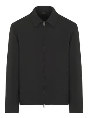 Brioni Performa Classic Blouson Jacket - Midnight Blue
