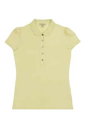 Burberry Short-sleeved Polo Shirt - Yellow