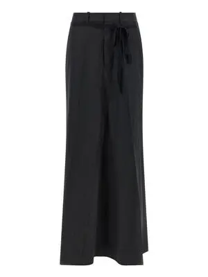MAISON MARGIELA Maison Margiela Raw-Cut Wrap Skirt