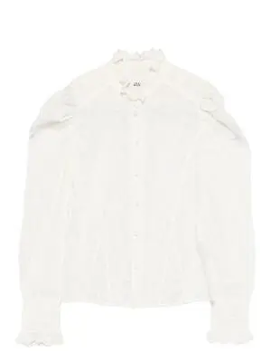 Isabel Marant Étoile Isabel Marant Zorica Top - Puff Sleeve Leaf Pattern Blouse No