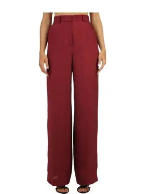 LANVIN Belt Loop Track Pants - Red