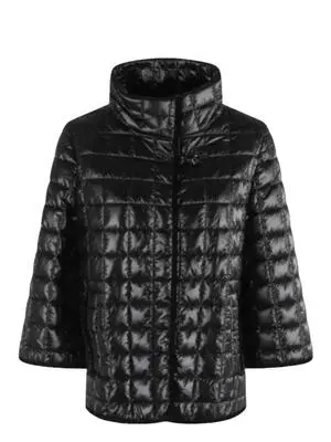 FAY Quilted Short Coat - Black