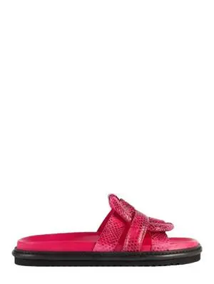 MOROBE Logo Slippers - Red
