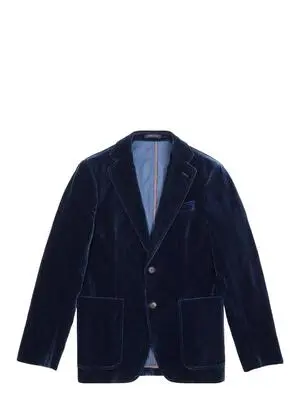 Emporio Armani Velvet Blazer - Black