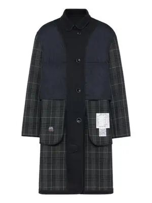 MAISON MARGIELA Straight Hem Buttoned Coat - No