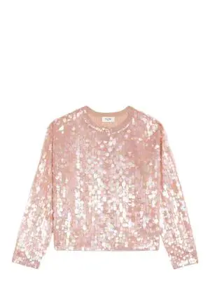 CELINE Celine Embroidered Silk Cardigan