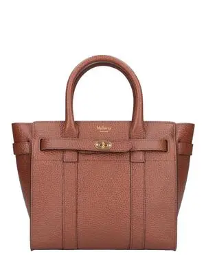 Mulberry Bayswater Logo-printed Mini Tote Bag - Brown