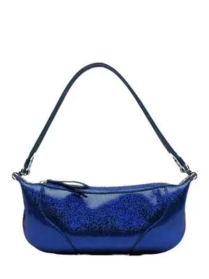 By Far Quilted Logo Handbag - Blue