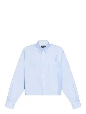 A.p.c. A.P.C. Long-Sleeved Button-Up Shirt Blue