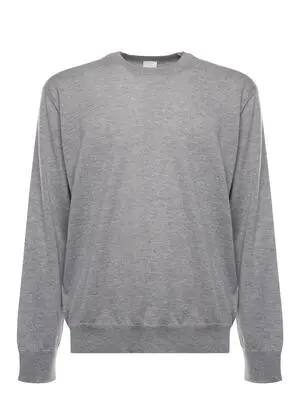 Eleventy Crew Neck Knitwear - Gray