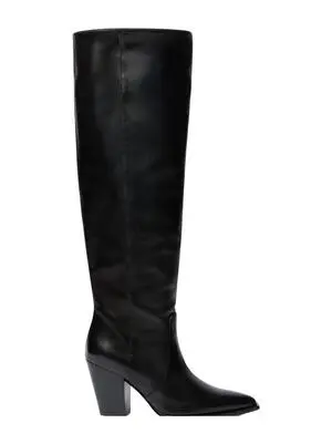STUART WEITZMAN Jolene Knee-high Sculpted Heel Boots - Black