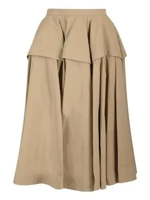 BOTTEGA VENETA Bottega Veneta A-Line Fold Skirt