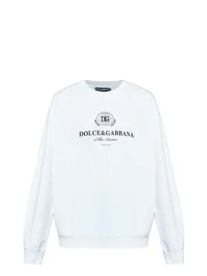 Dolce & Gabbana Logo-print Sweatshirt - White