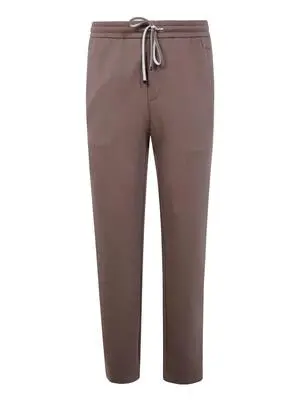 Emporio Armani Drawstring Sweatpants - Brown