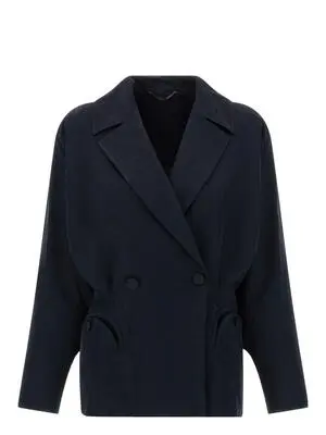 BLAZÉ MILANO Ares Double-breasted Blazer - Blue