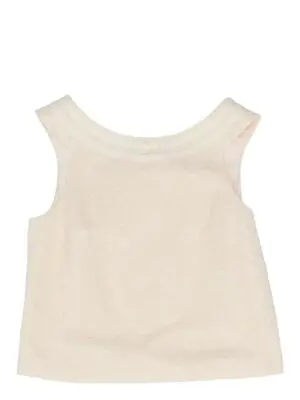 Celine Sleeveless Vest - White