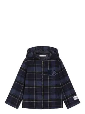 Dolce & Gabbana Checked Hooded Jacket - Multi-color