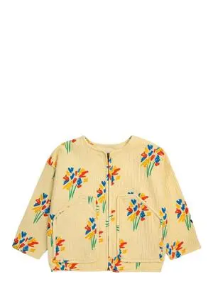 BOBO CHOSES Floral Print Zip-up Jacket - Nude