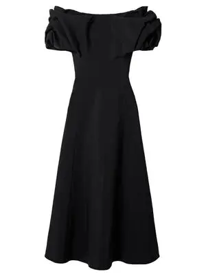 Gabriela Hearst Off-shoulder Dress - Black