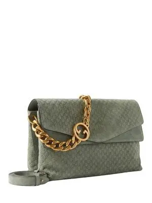 Gucci Chain Linked Shoulder Bag - Sage Green