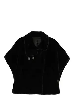 Pinko Short Sleeved Jacket With Buckle Detail - Black