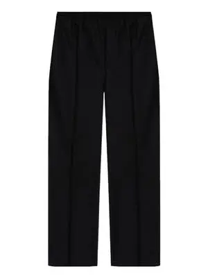 Moschino Pleat Detailed Straight-leg Pants - Black