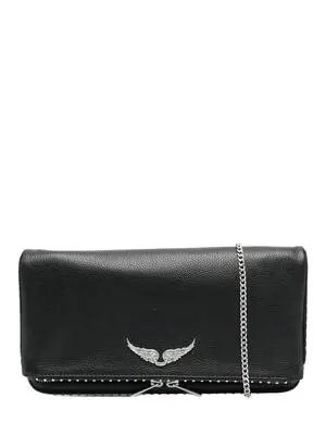 Zadig&Voltaire Studded Chain Shoulder Bag - Black