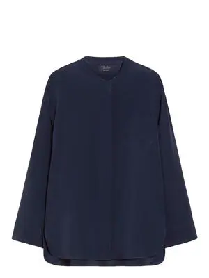 Max Mara Max Mara Leticia Long Sleeve Shirt Navy