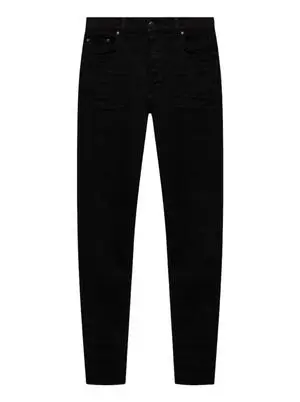 Amiri Logo-patch Skinny Jeans - Black