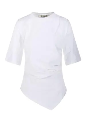 RÓHE Reinvented Twisted T-shirt - White