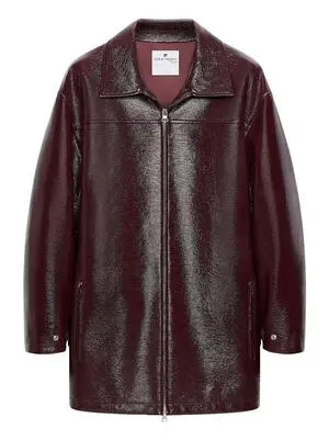COURREGES Oversized Jacket - Wine Red