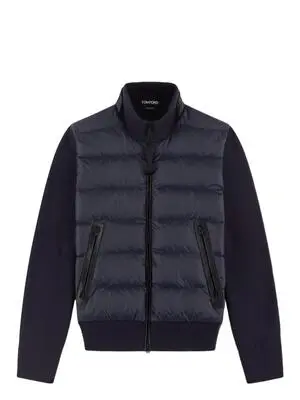 TOM FORD Panelled Down Jacket - Black