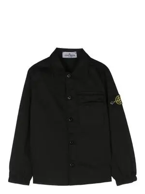 STONE ISLAND Stone Island Compass Logo Cotton Shirt