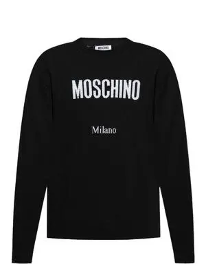 Moschino Milano Logo Sweater - Black