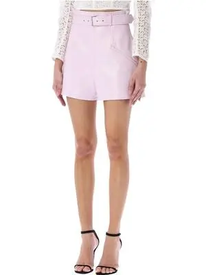 Philosophy Di Lorenzo Serafini Belted Structured Shorts - Multicolor