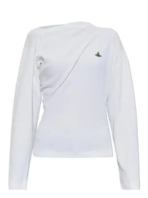 VIVIENNE WESTWOOD Vivienne Westwood Orb-Embellished Long Sleeve T-Shirt