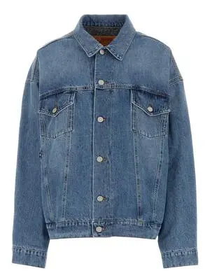 MAGLIANO Long Sleeved Buttoned Denim Jacket - Blue