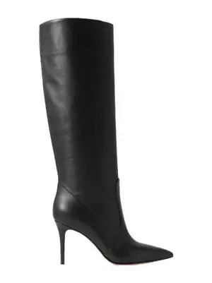 GIANVITO ROSSI Knee-high Stiletto Boots - Black