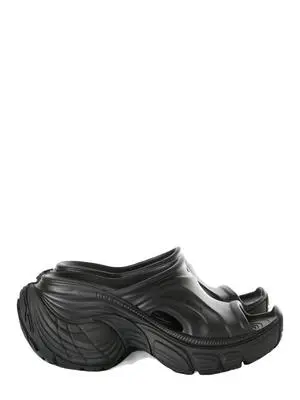 Balenciaga 6xl Slip-on Slides - Black
