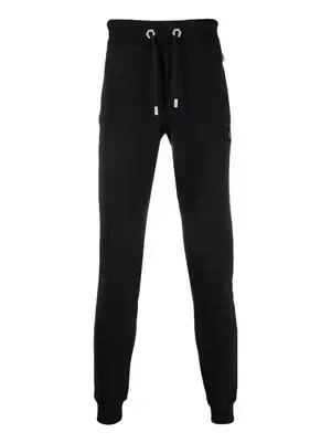 Philipp Plein Logo-patch Track Pants - Black