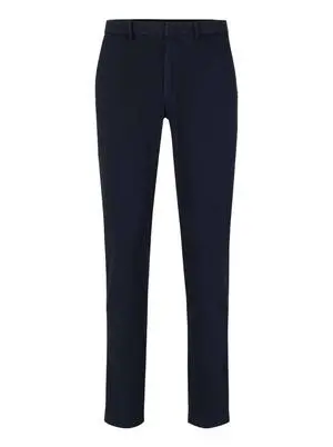 Hugo Boss Straight-leg Tailored Trousers - Black