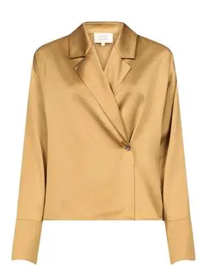 LOULOU STUDIO Classic Collar Shirt - Nude