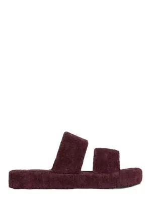 Celine Triomphe Open-toe Slippers - Red