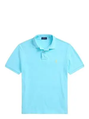 Polo Ralph Lauren Polo Ralph Lauren Logo-Embroidered Straight Hem Polo Shirt Blue
