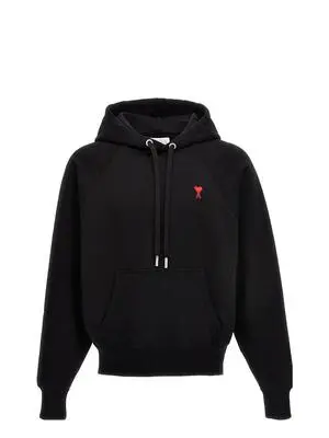Ami De Coeur Drawstring Hoodie - Black
