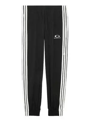 Balenciaga Loop Sports Logo Embroidered Track Pants - Black