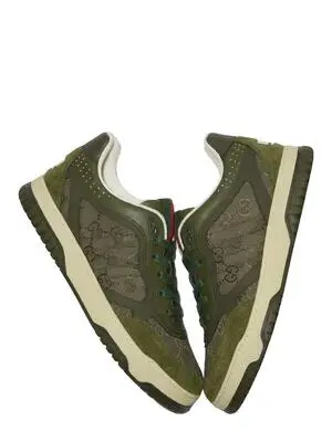 Gucci Interlocking G Web Sneakers - Dark Green