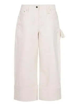 Simone Rocha Straight-leg Jeans With Bow Detail - White
