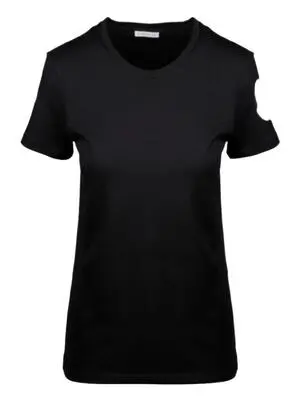 MONCLER Moncler Logo Patch Cotton T-Shirt