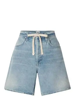 Citizens Of Humanity Drawstring Denim Shorts - Blue